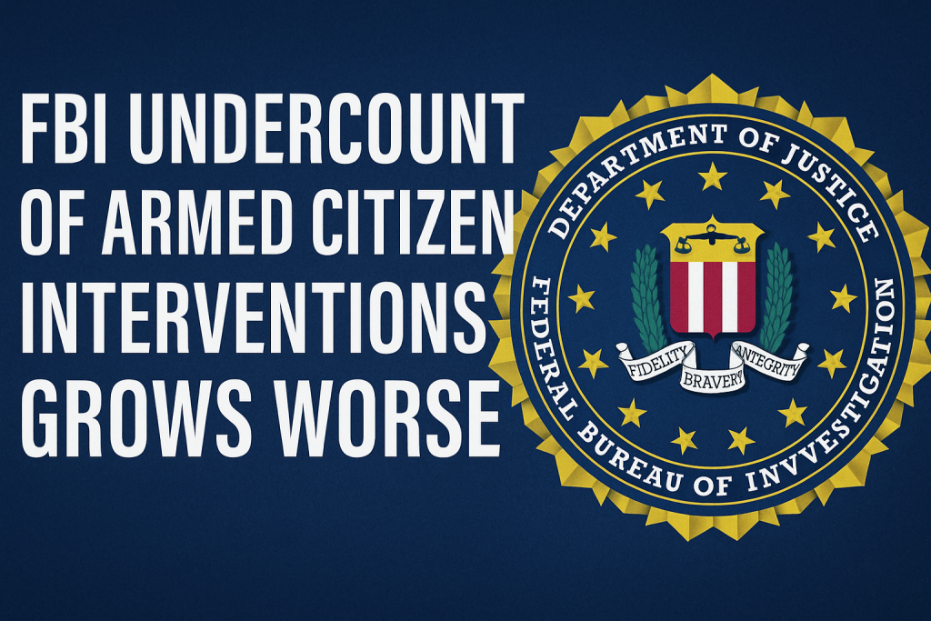 FBI Persists in Underreporting Armed Citizen Defensive Gun Use - The ...