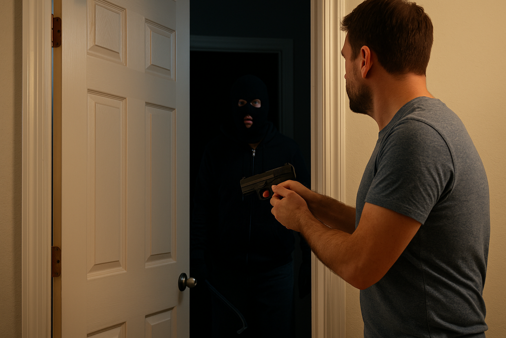 Armed Homeowner Stops Deadly Home Invasion - The Gun Experiment